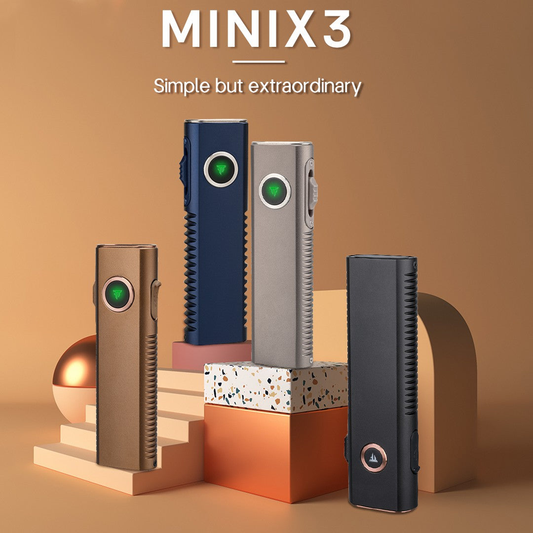 TrustFire Mini X3 EDC Multi-Function Flashlight with White Light, Floo