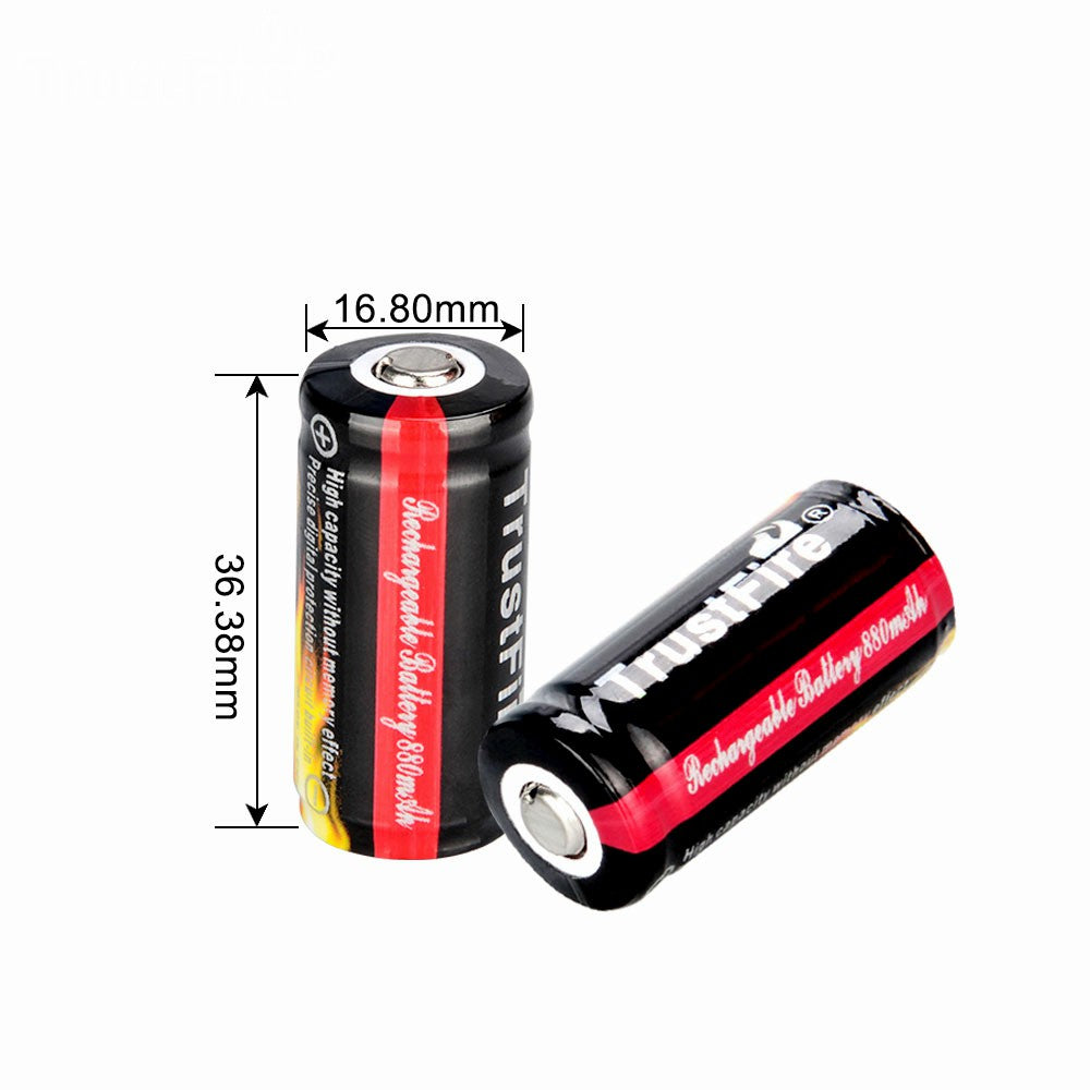 16340 Battery 880mAh